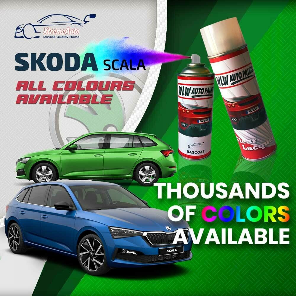 Skoda Scala Car Touch Up Paint & Aerosol Spray Black - Xtreme Autos ...