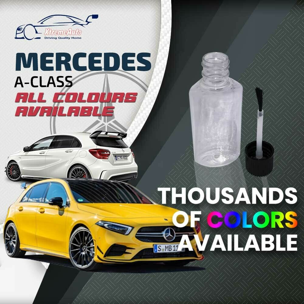 Mercedes A-Class Calcite White 650 Touch up paint & Aerosol Spray Paint ...